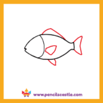 How to Draw a Fish for Kids (Easy Drawing + Free PDF) - pencilscastle.com