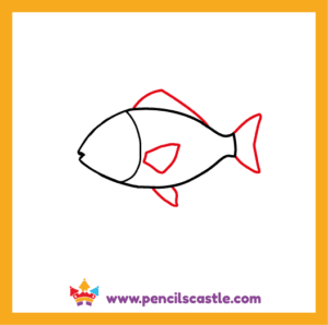 How to Draw a Fish for Kids (Easy Drawing + Free PDF) - pencilscastle.com