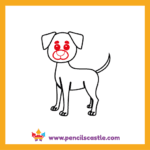 Puppy Dog Drawing Guide – Easy Steps for Kids - pencilscastle.com