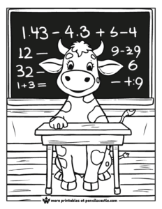 Cow Coloring Pages (20 Free Printable PDFs) - pencilscastle.com