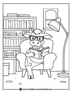 Cow Coloring Pages (20 Free Printable PDFs) - Pencils Castle