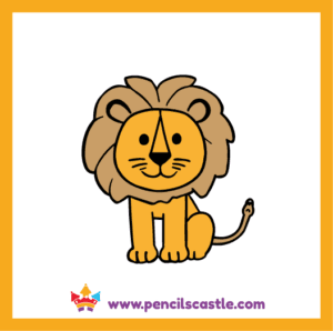 How to Draw a Lion for Kids + Free PDF Practice - Pencils Castle