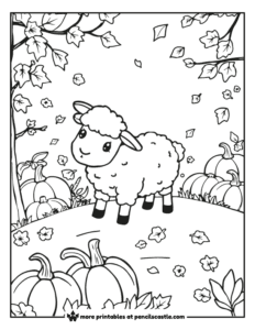 26 Sheep Coloring Pages (Free Printable PDFs) - Pencils Castle