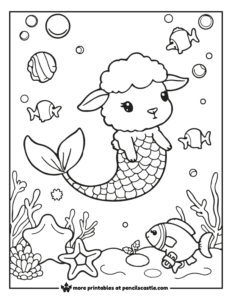 26 Sheep Coloring Pages (Free Printable PDFs) - Pencils Castle
