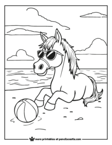 24 Horse Coloring Pages (Free Printable PDFs) - pencilscastle.com