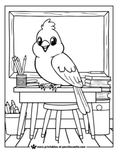 32 Bird Coloring Pages (Free Printable PDFs) - pencilscastle.com