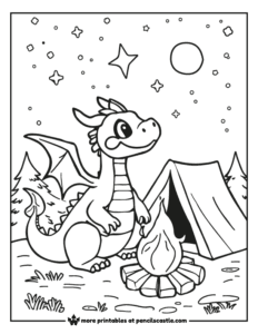 30 Dragon Coloring Pages (Free Printable PDFs) - pencilscastle.com