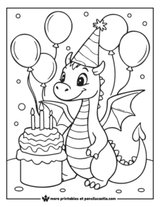 30 Dragon Coloring Pages (Free Printable PDFs) - Pencils Castle