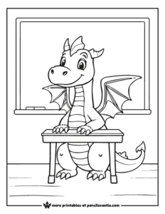 30 Dragon Coloring Pages (Free Printable PDFs) - pencilscastle.com