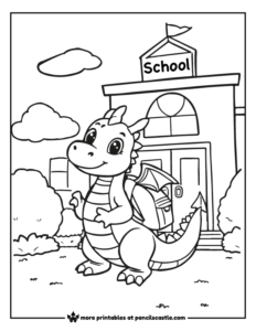 30 Dragon Coloring Pages (Free Printable PDFs) - pencilscastle.com