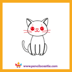 Cute Cat Drawing Guide – Simple Steps for Kids - Pencils Castle