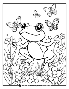 36 Frog Coloring Pages (Free Printable PDFs) - Pencils Castle