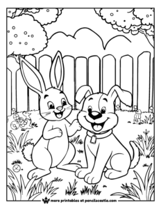 50 Bunny Coloring Pages (Free Printable PDFs) - pencilscastle.com