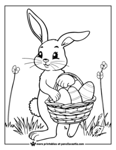 50 Bunny Coloring Pages (Free Printable PDFs) - pencilscastle.com