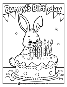 50 Bunny Coloring Pages (Free Printable PDFs) - Pencils Castle
