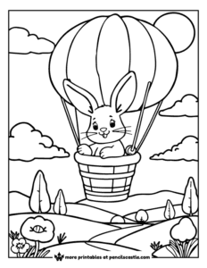 50 Bunny Coloring Pages (Free Printable PDFs) - pencilscastle.com