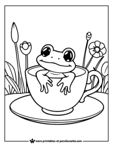 36 Frog Coloring Pages (Free Printable PDFs) - Pencils Castle