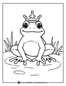 36 Frog Coloring Pages (Free Printable PDFs) - Pencils Castle