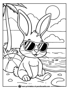 50 Bunny Coloring Pages (Free Printable PDFs) - Pencils Castle