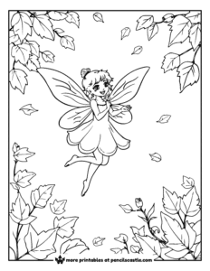 32 Fairy Coloring Pages (Free Printable PDFs) - Pencils Castle