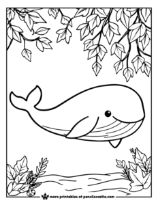 30 Whale Coloring Pages (Free Printable PDFs) - Pencils Castle