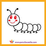 Caterpillar Drawing Guide for Kids – Easy Steps + Free PDF - Pencils Castle