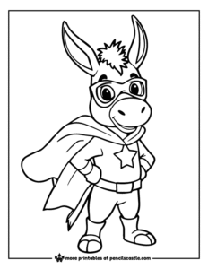 34 Donkey Coloring Pages (Free Printable PDFs) - Pencils Castle
