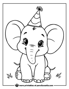 36 Elephant Coloring Pages (Free Printable PDFs) - Pencils Castle