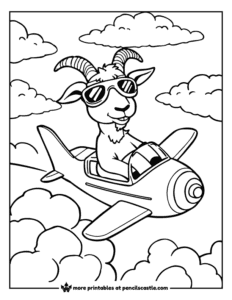 40 Goat Coloring Pages (Free Printable PDFs) - Pencils Castle