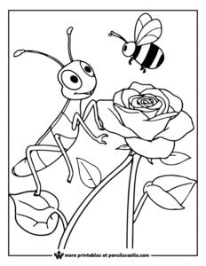 22 Grasshopper Coloring Pages (Free Printable PDFs) - Pencils Castle