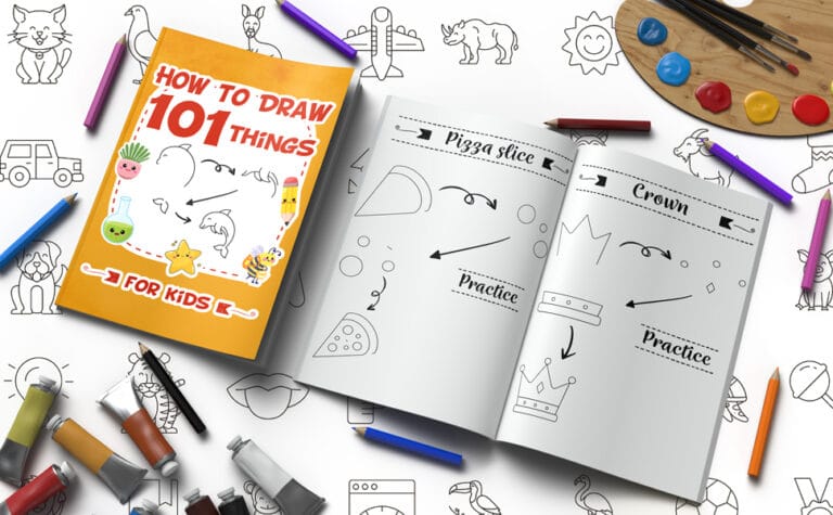 Coloring & Drawing Books for Kids - Pencils Castle