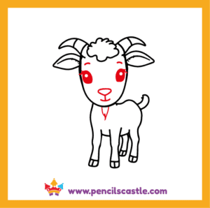 How to Draw a Goat – Easy Step by Step Guide For Kids - Pencils Castle
