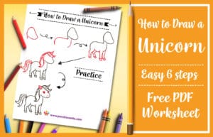 Easy Unicorn Drawing for Kids – Step by Step Guide - Pencils Castle