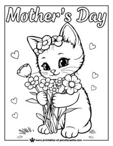 70 Kitty Cat Coloring Pages (Free Printable PDFs) - Pencils Castle