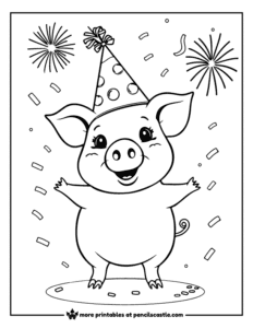 38 Pig Coloring Pages (Free Printable PDFs) - Pencils Castle