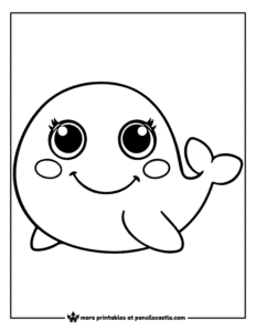 30 Whale Coloring Pages (Free Printable PDFs) - Pencils Castle