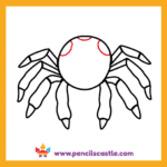 Easy Spider Drawing Guide for Kids + Free Practice PDF - Pencils Castle