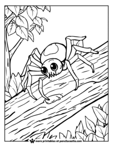 24 Spider Coloring Pages (Free Printable PDFs) - Pencils Castle
