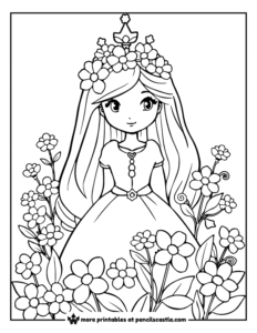 30 Princess Coloring Pages (Free Printable PDFs) - Pencils Castle