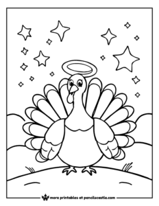 54 Turkey Coloring Pages (Free Printable PDFs) - Pencils Castle