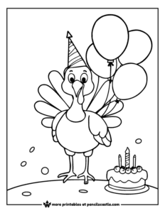54 Turkey Coloring Pages (Free Printable PDFs) - Pencils Castle