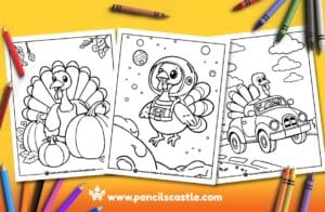 54 Turkey Coloring Pages (Free Printable PDFs) - Pencils Castle