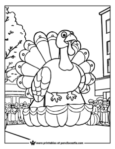 54 Turkey Coloring Pages (Free Printable PDFs) - Pencils Castle