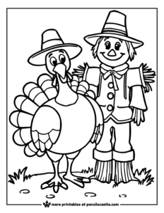 54 Turkey Coloring Pages (Free Printable PDFs) - Pencils Castle