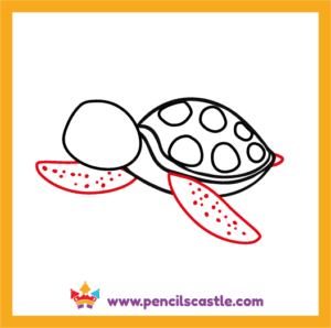 How to Draw a Turtle– Easy Drawing For Kids + FREE PDF - Pencils Castle
