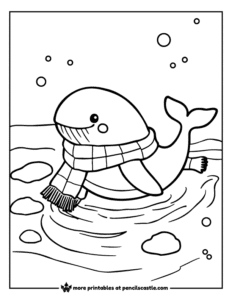 30 Whale Coloring Pages (Free Printable PDFs) - Pencils Castle